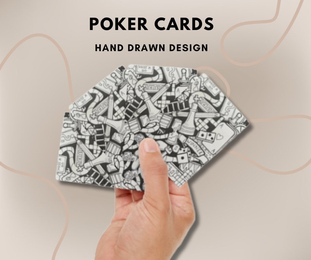Board Game Design Poker Cards Hand Drawn Design Unique Playing Cards ...