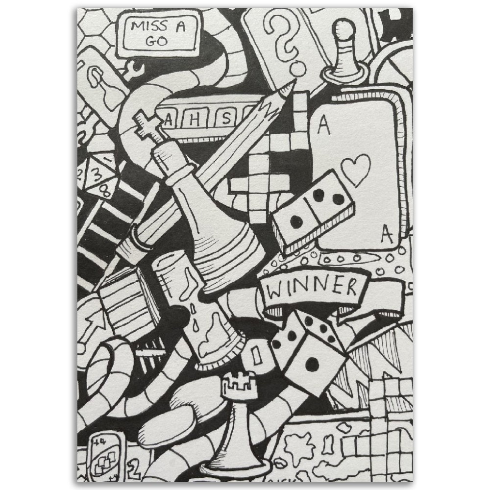 Board Game Poster Board Game Wall Art Wall Decor Gift - Etsy