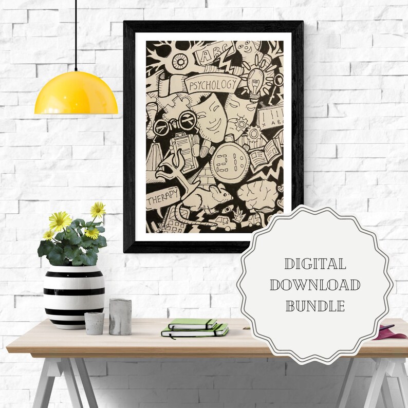 PRINTABLE Psychology Poster | Digital Download Psychology Wall Art ...