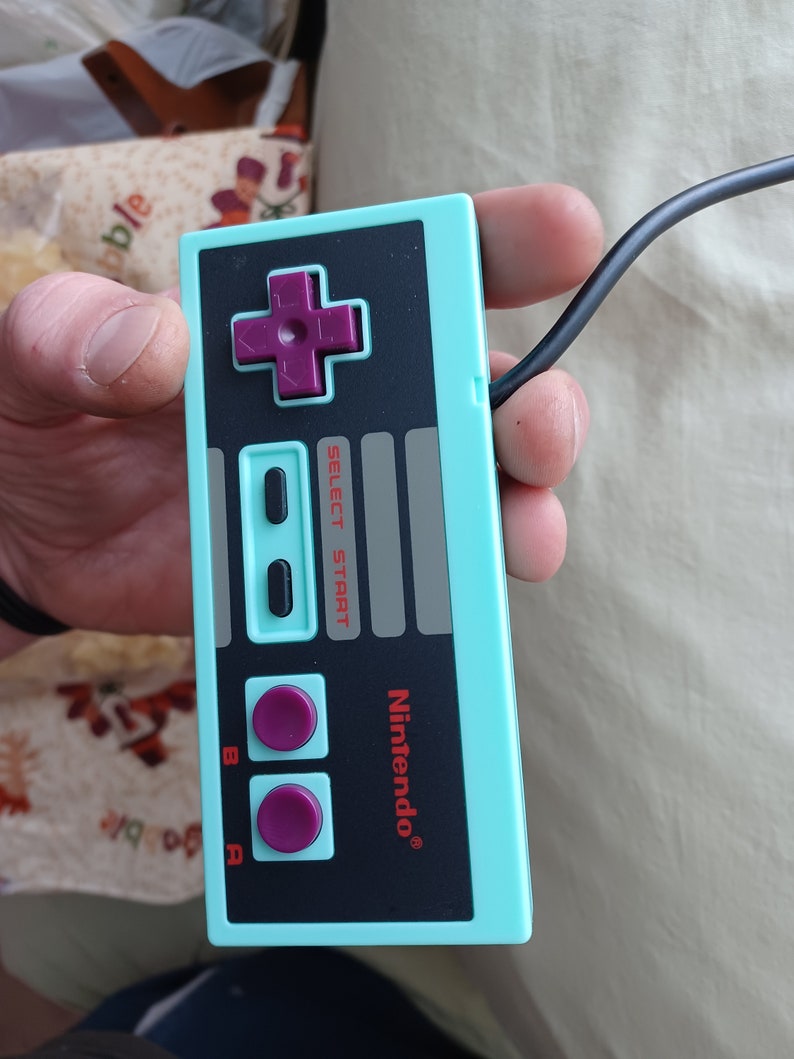 Custom Nintendo Nes Controller Nintendo Nes Controller Mint Green Shell ...