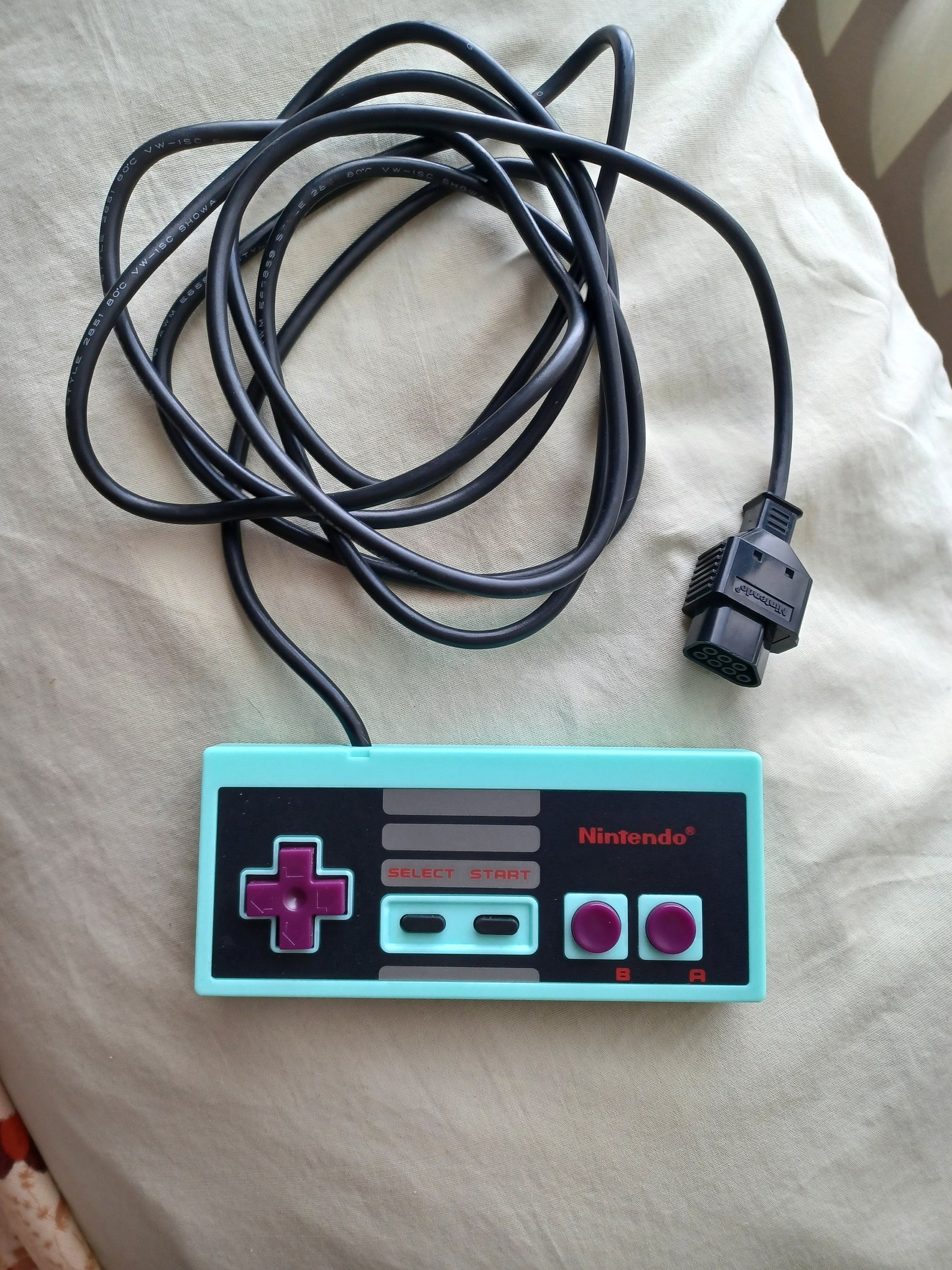 Custom Nintendo Nes Controller Nintendo Nes Controller Mint Green Shell ...