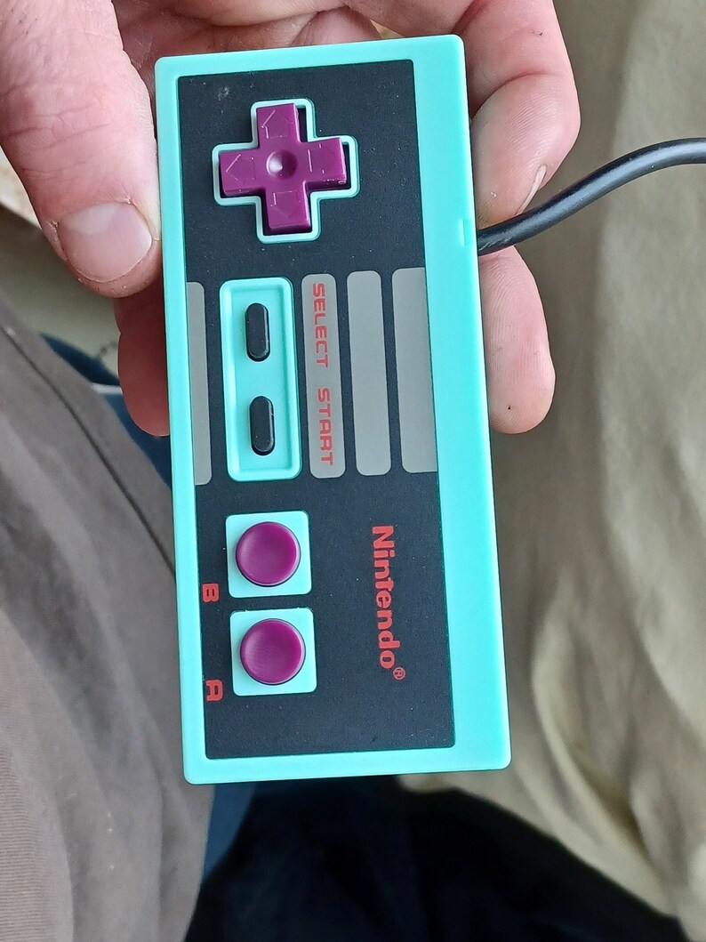 Custom Nintendo Nes Controller Nintendo Nes Controller Mint Green Shell ...