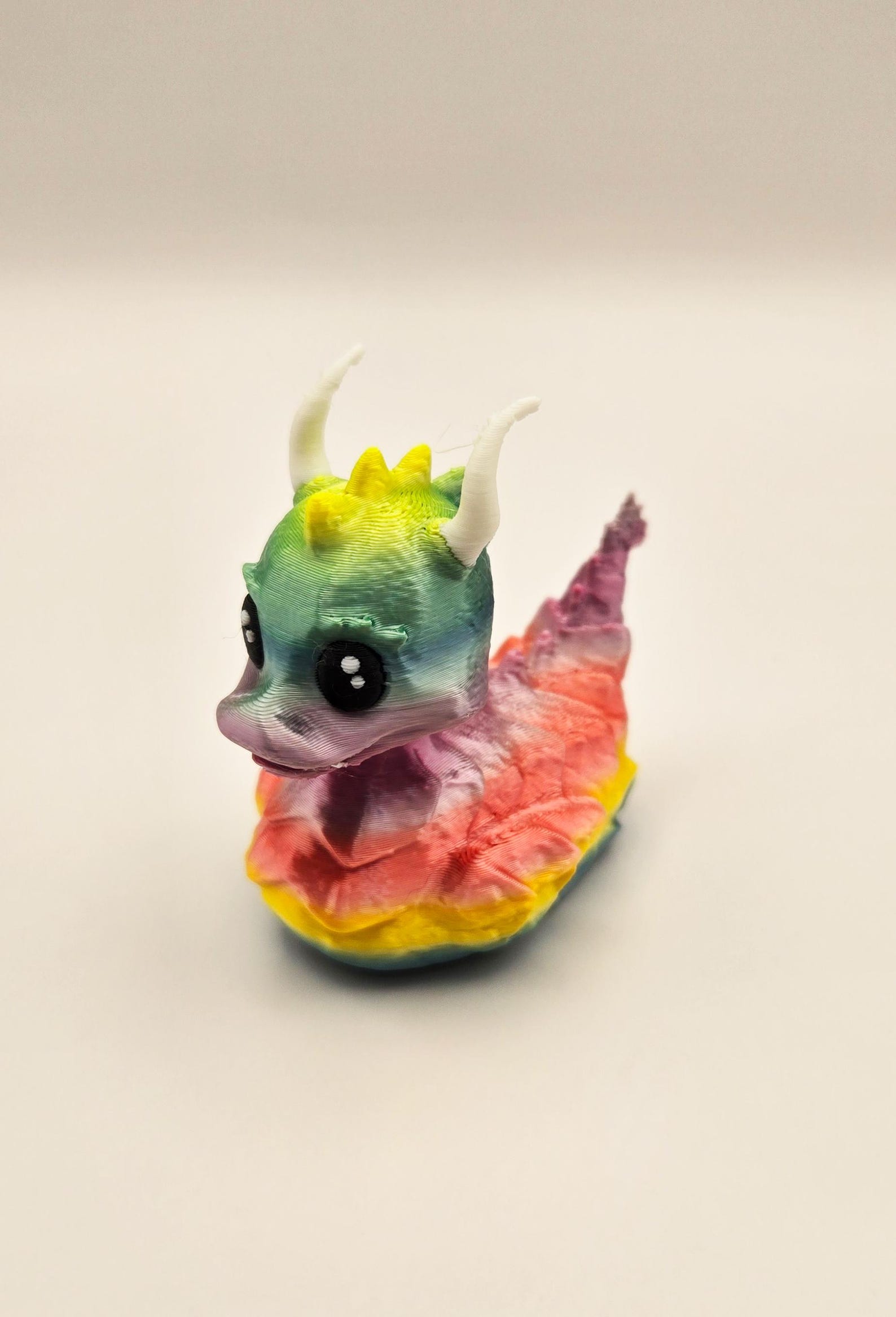 Jeep Dragon Ducks – Set of 3 Fanged 3D Printed Ducking Dragons, Rainbow ...