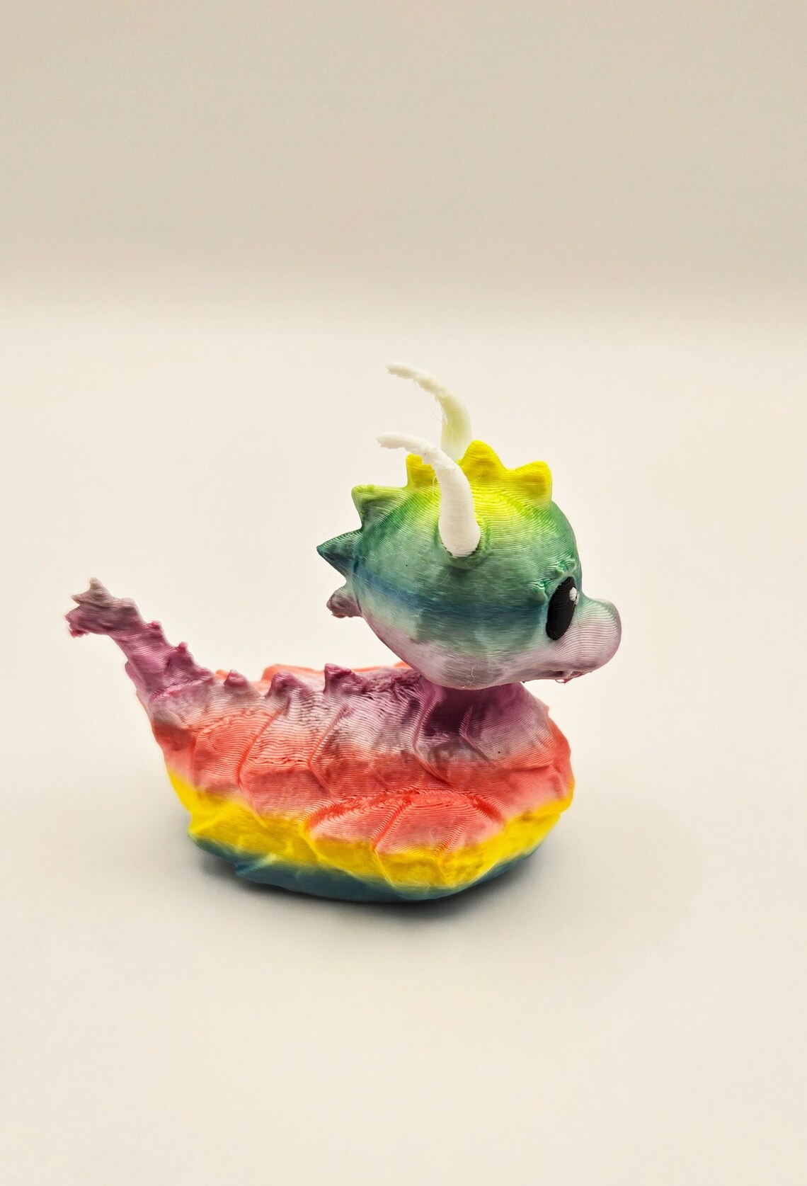 Jeep Dragon Ducks – Set of 3 Fanged 3D Printed Ducking Dragons, Rainbow ...
