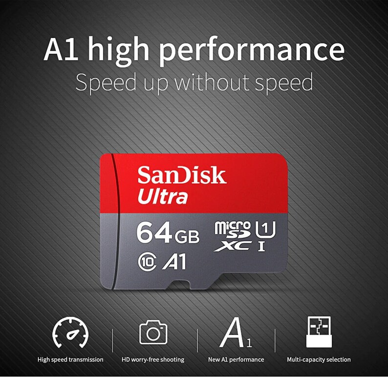 Sandisk Ultra Memory Card 128GB Microsdxc - Etsy