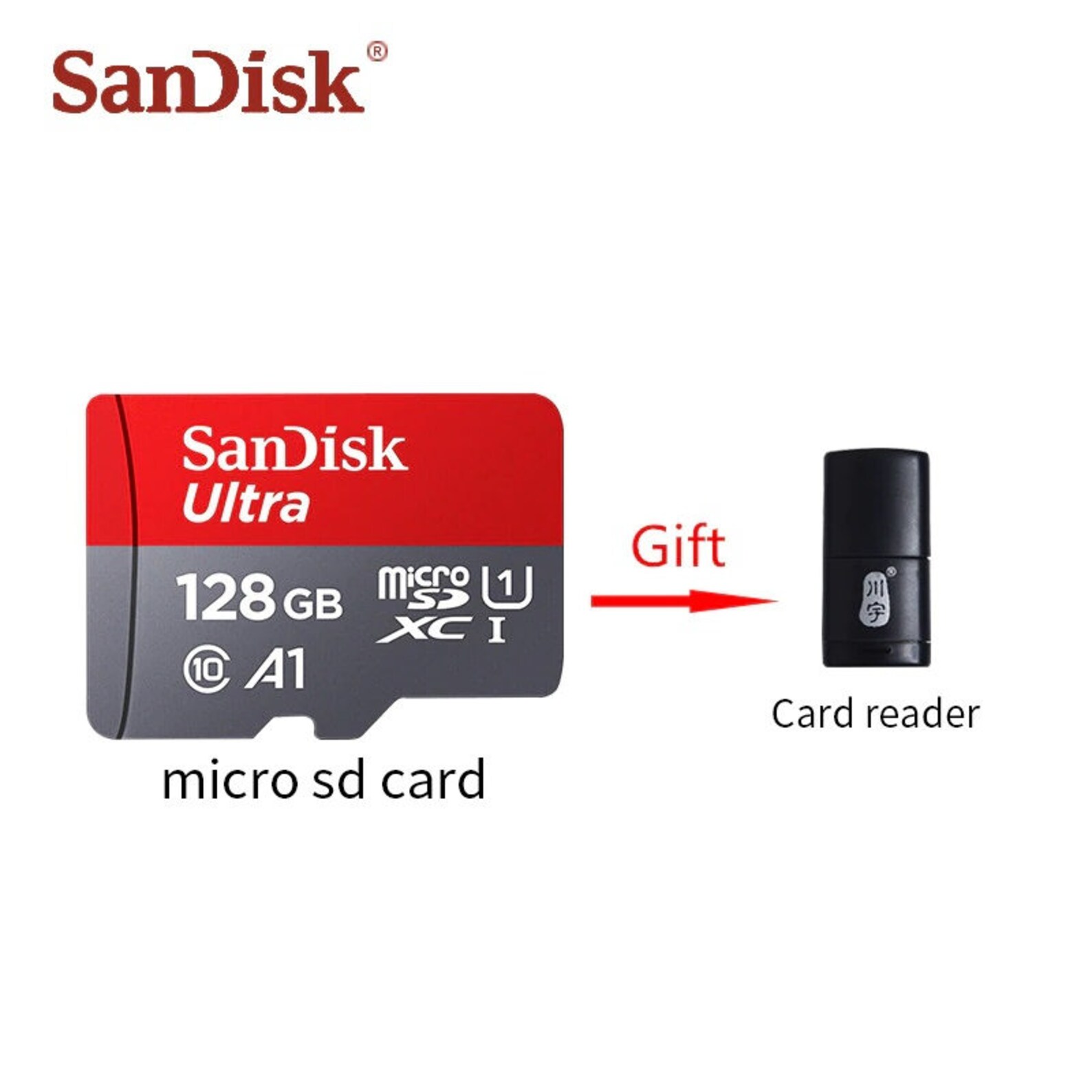 Sandisk Ultra Memory Card 128GB Microsdxc - Etsy