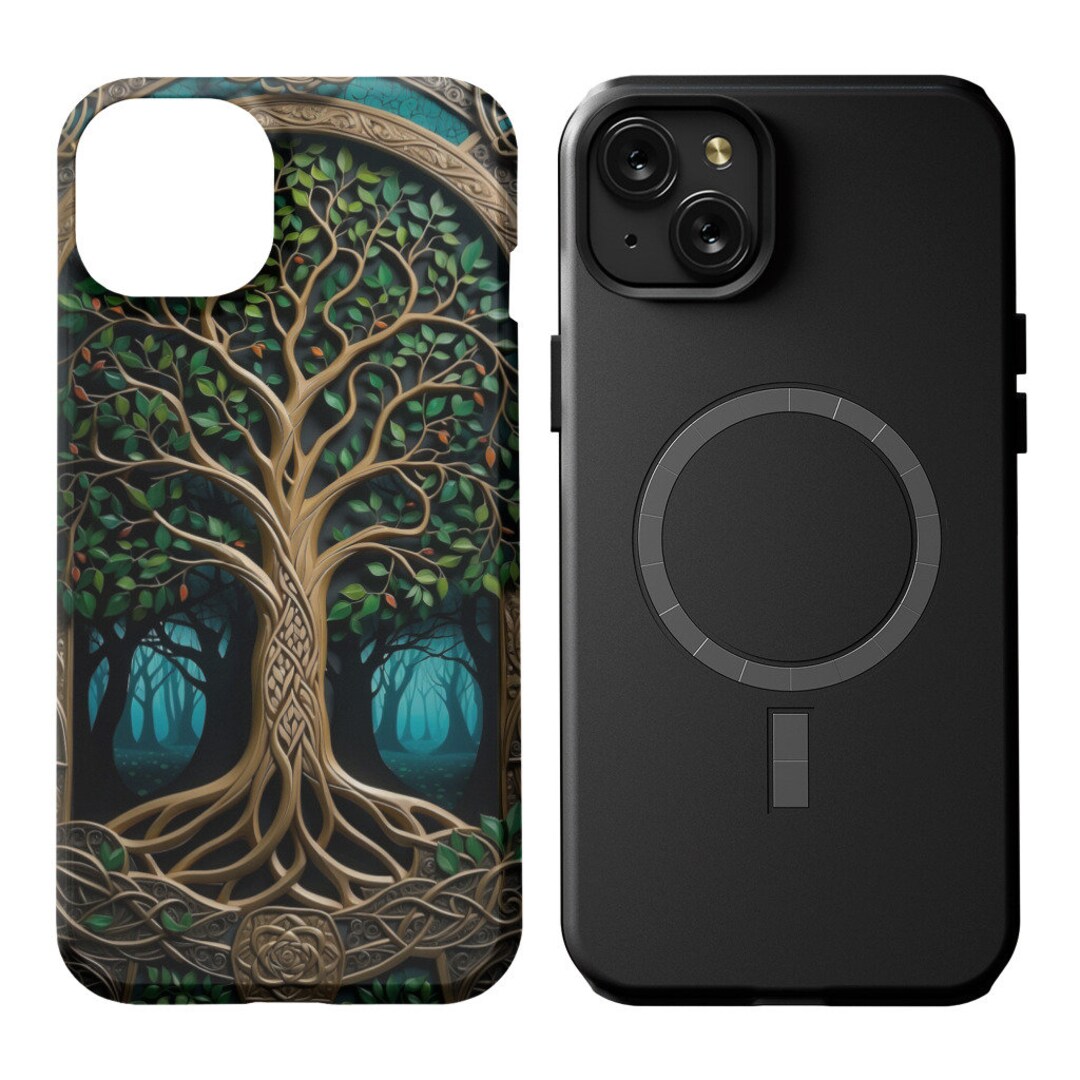 Celtic Tree of Life Gloss Finish Magsafe Tough Phone Case Protection ...