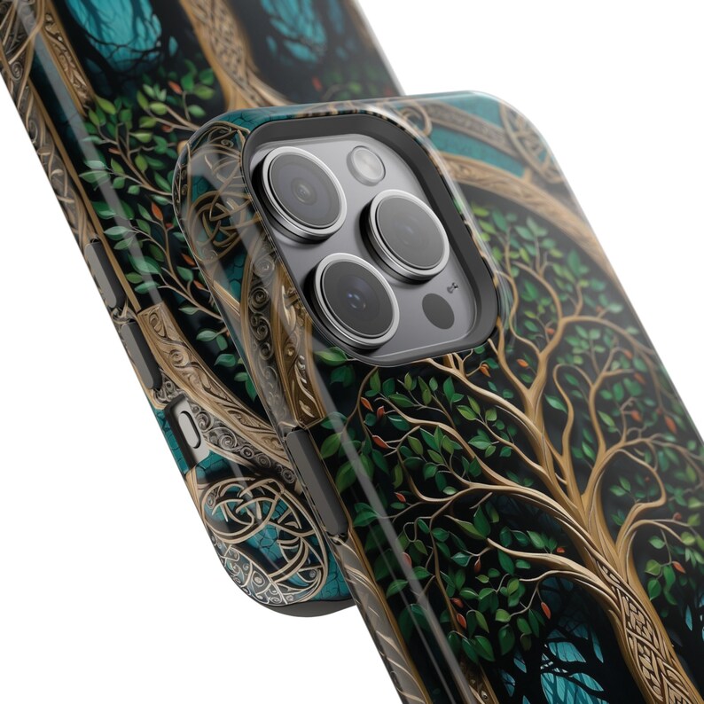 Celtic Tree of Life Gloss Finish Magsafe Tough Phone Case Protection ...