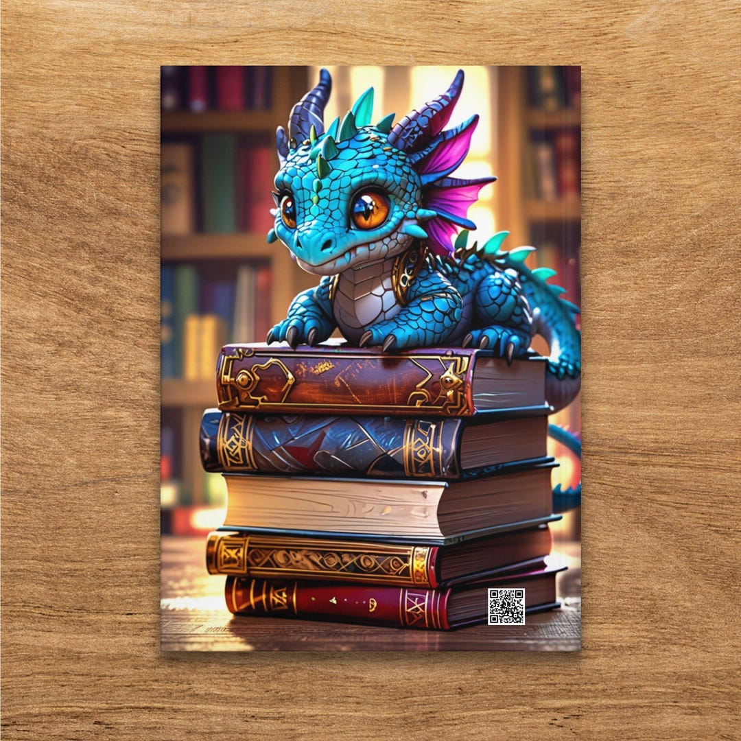 Fantasy Dragon Journal, Mythical Creature Notebook, Cute Dragon Diary ...