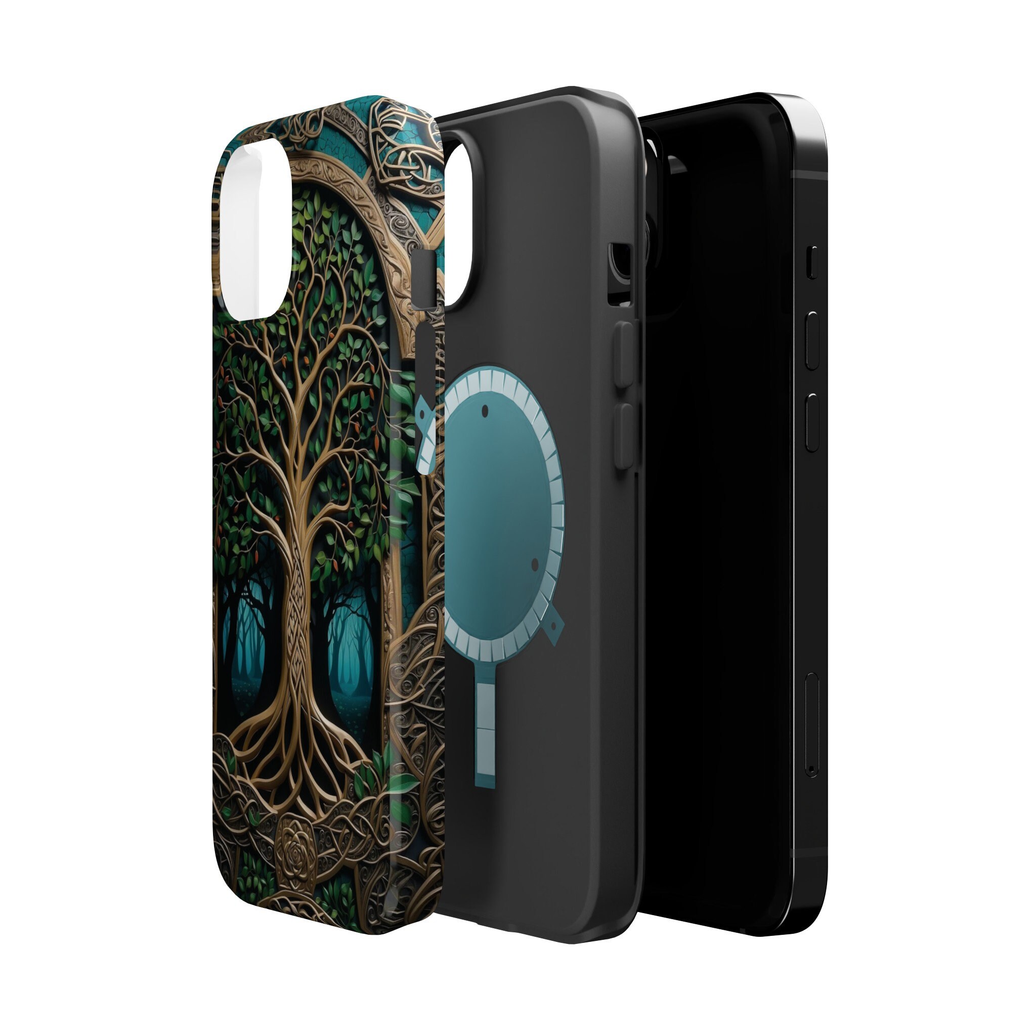 Celtic Tree of Life Gloss Finish Magsafe Tough Phone Case Protection ...