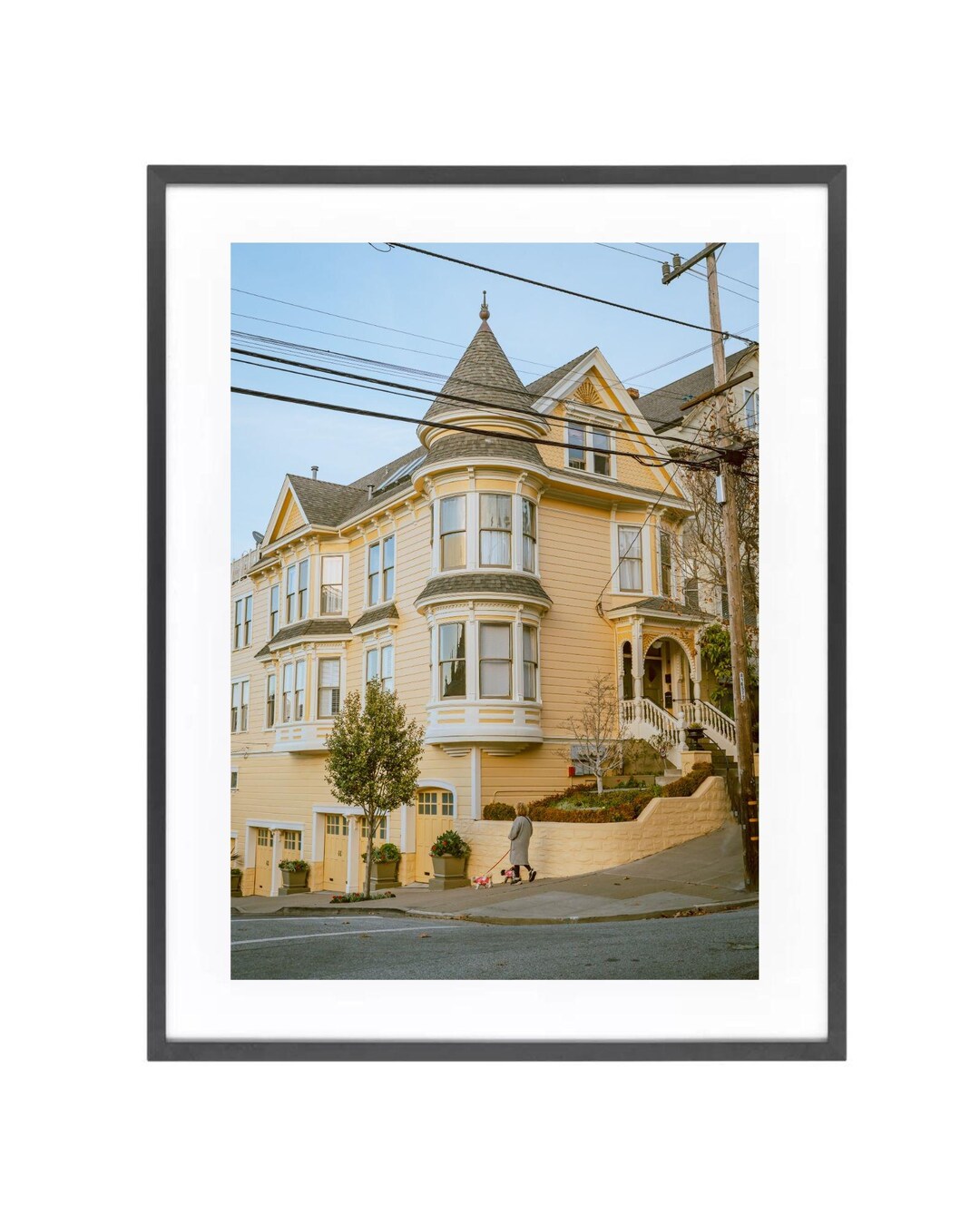 SF. San Francisco. Victorian House. Print. Home Decor. Bay Area ...
