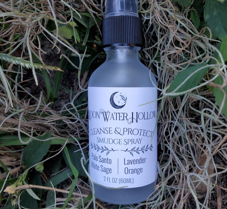 Cleanse and Protect Smudge Spray 2 Ounces - Etsy