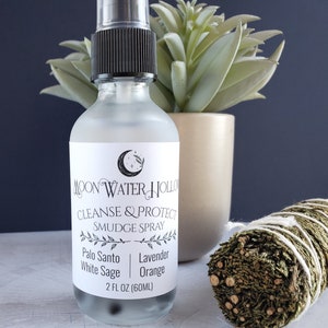 Cleanse and Protect Smudge Spray 2 Ounces - Etsy