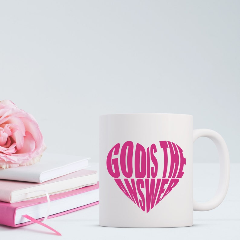 God is the Answer SVG, Jesus Christian SVG, Scripture Svg, Bible Verse ...