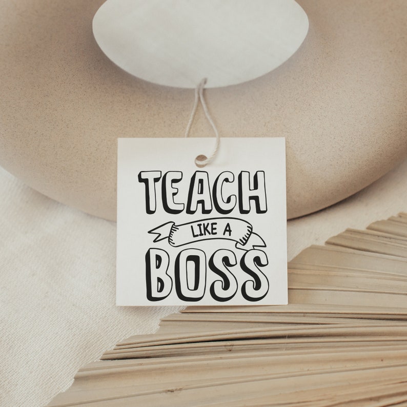 Teach Like a Boss Svg, Teacher's Day Svg, Teacher Gift, Teacher Shirt ...