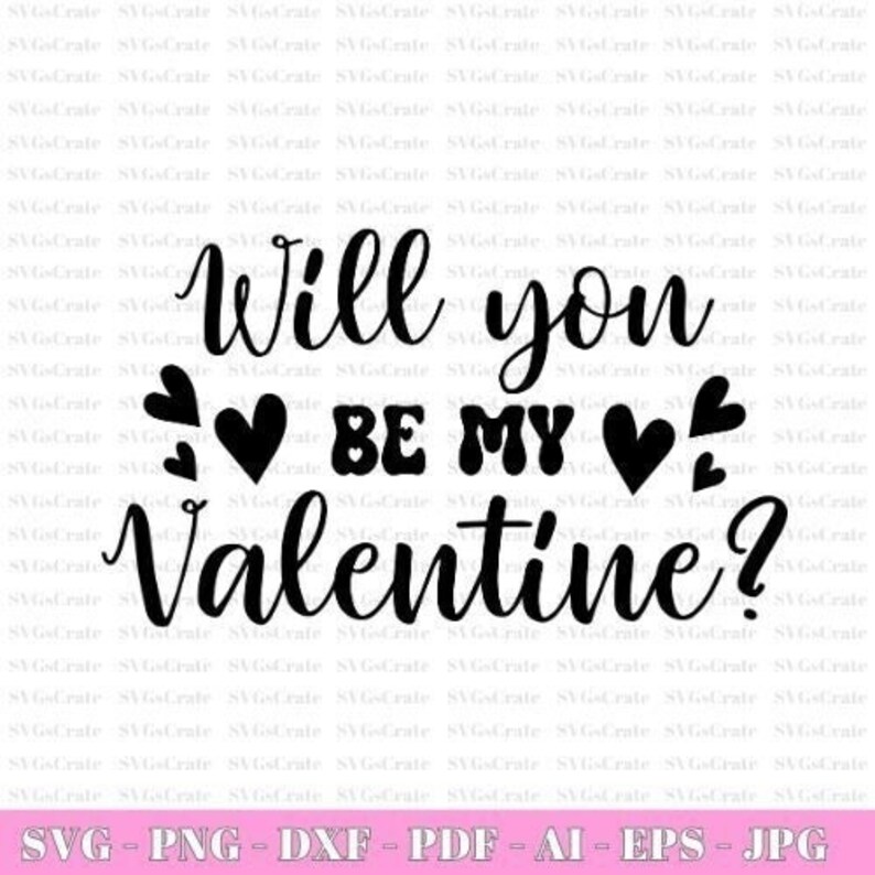 Will You Be My Valentine SVG, Valentine's Day Shirts Svg, Cute ...