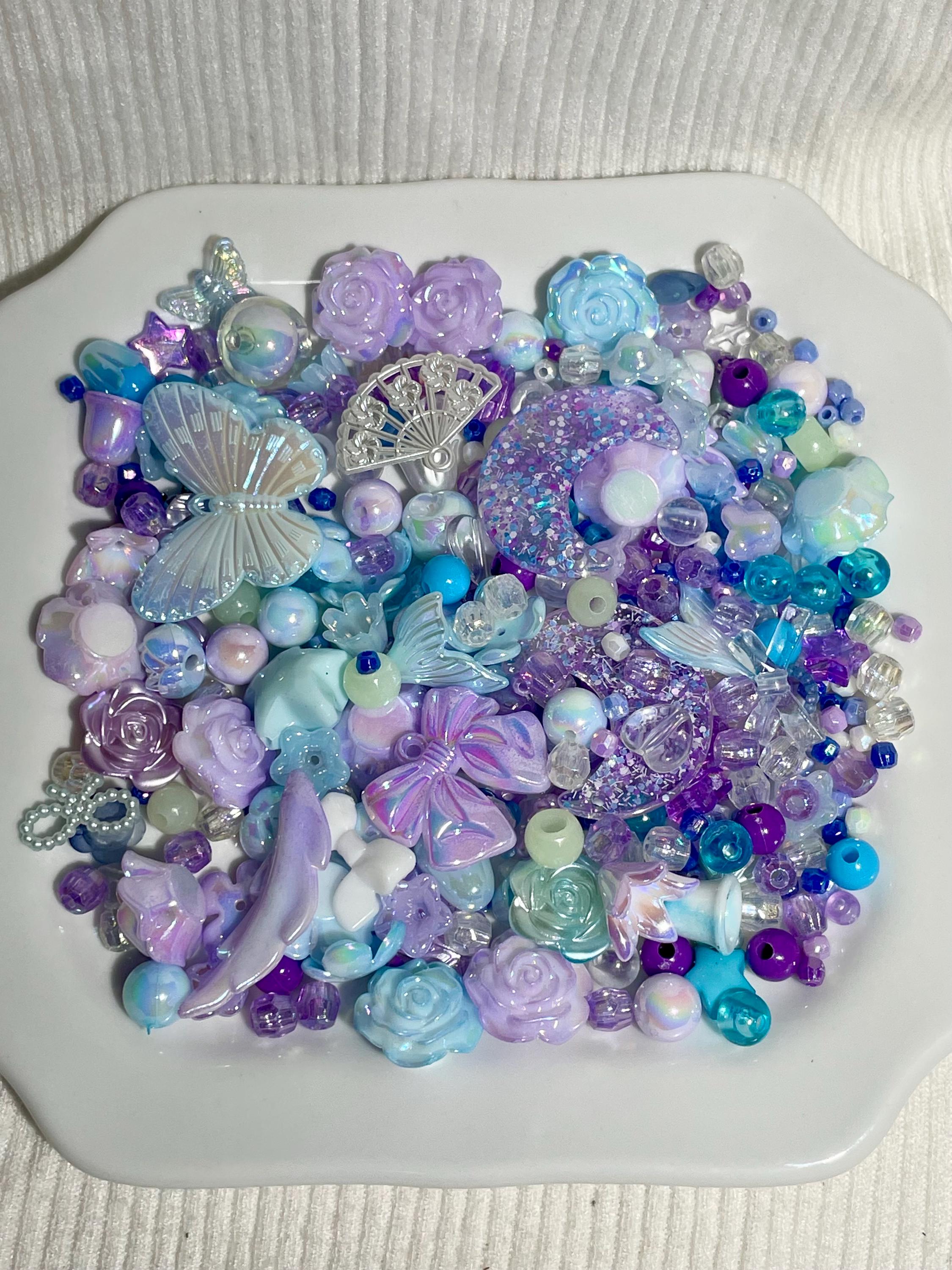 Mermaid Bead Soup | Ocean Blue Green Aesthetic Beads | Coastal Jewelry ...