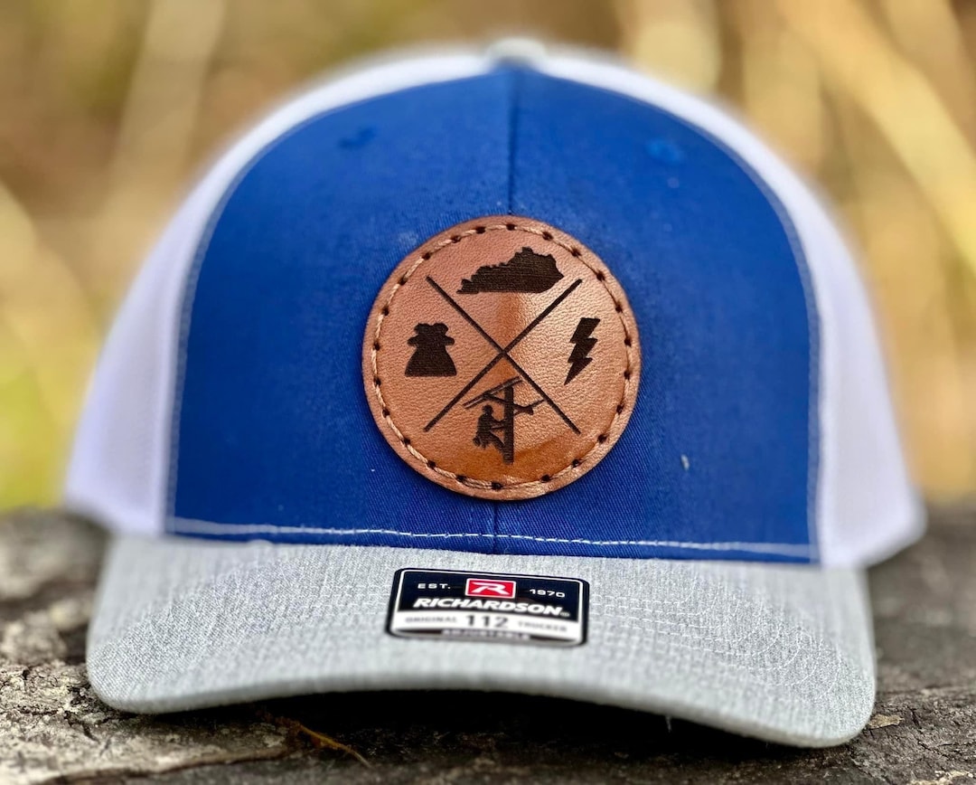 Lineman Leather Patch Hat Richardson 112 | Linelife Electrical Worker ...