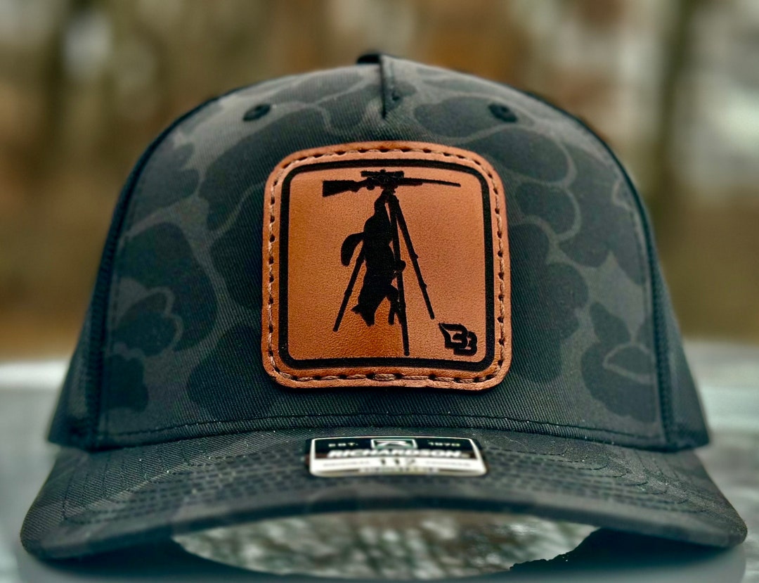 Coyote/night Hunting With Bluegrass Branded Logo SEWN ON Leather Patch ...