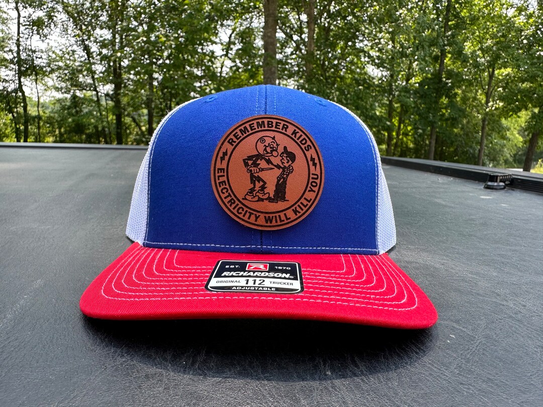 Retro Vintage Remember Kids Electricity Kills Leather Patch - Etsy