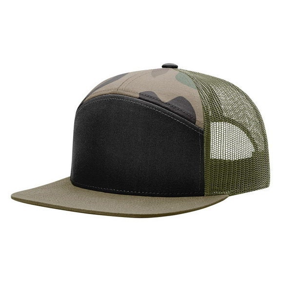 Kentucky State Outline Leather Patch Hat SEWN PATCH on 7 Panel Flat ...