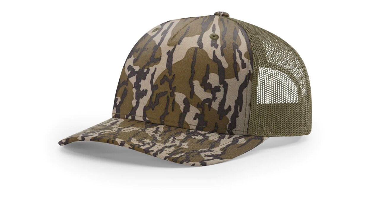 Funny Hunter With Bow Snack Cake SEWN LEATHER PATCH Richardson 112 Hat ...