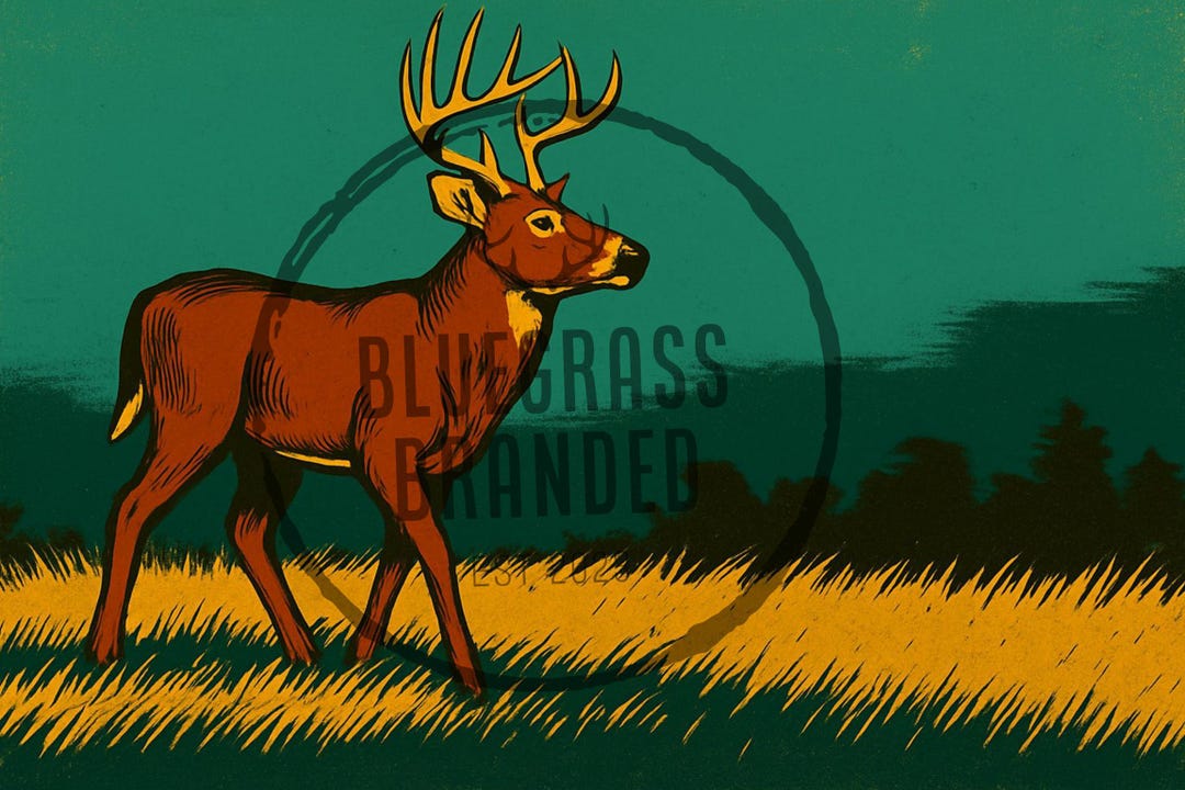 Whitetail Buck Vintage PNG Digital File Only - Etsy