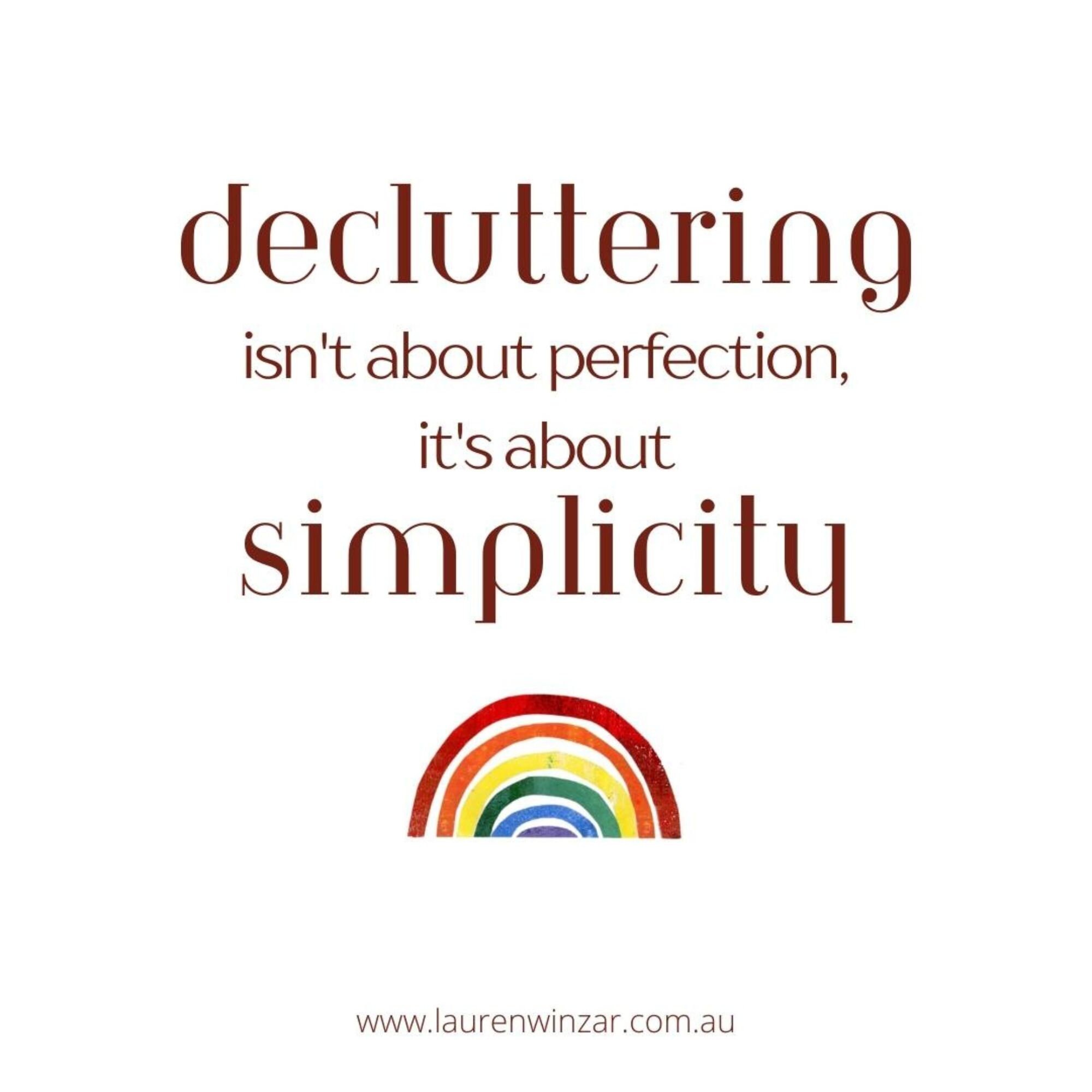 DECLUTTERING Inspirational Phone Wallpaper, Cute Rainbow Art ...