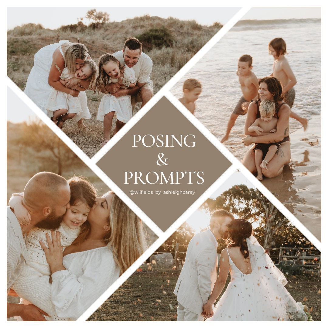 Posing and Prompt Cards - Etsy