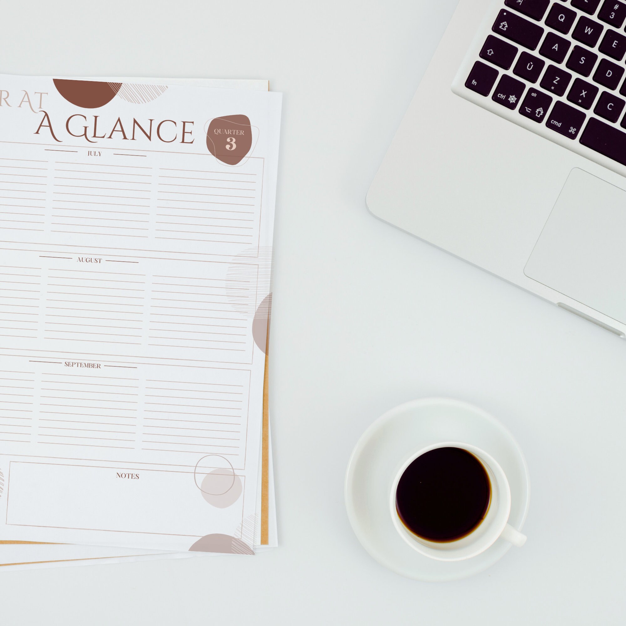 Aesthetically Pleasing Year at A Glance Planner| Successfully Plan Your ...