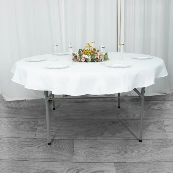 Round Linen Tablecloth - Etsy