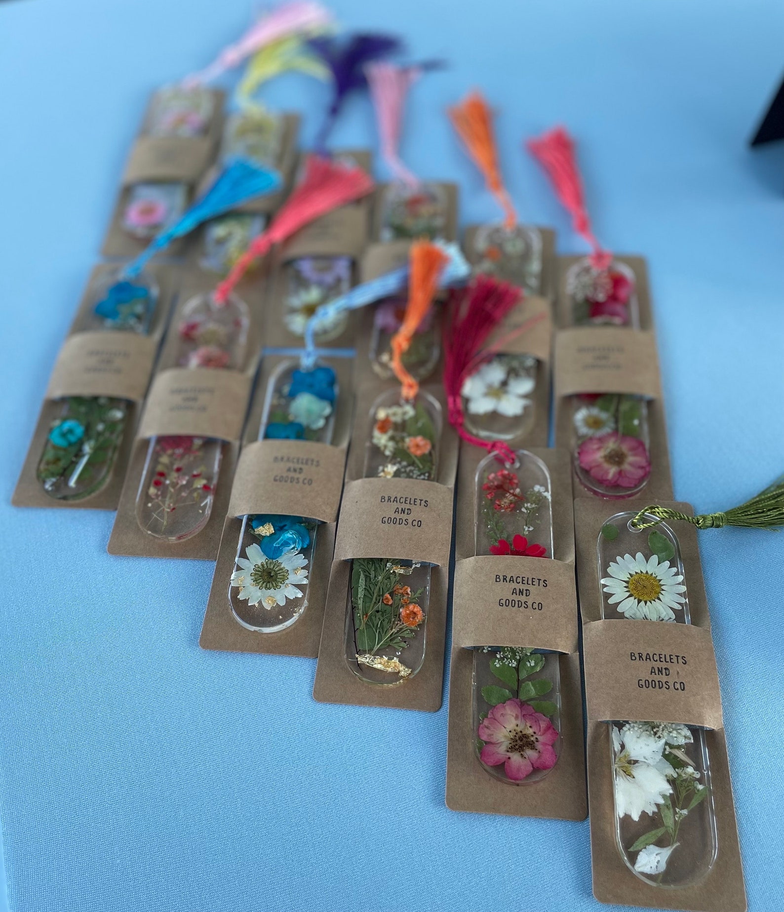 Dried Flower Bookmarks - Etsy