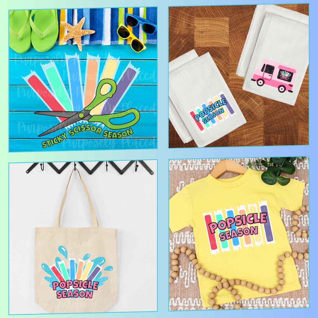 Summer Popsicle Bundle - Trending and Fun PNG Designs for Sublimation ...