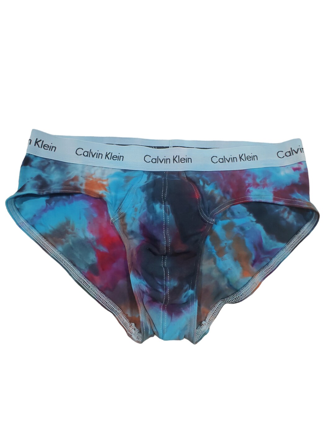 XL Blue Nebula Tie Dye CK Underwear - Etsy