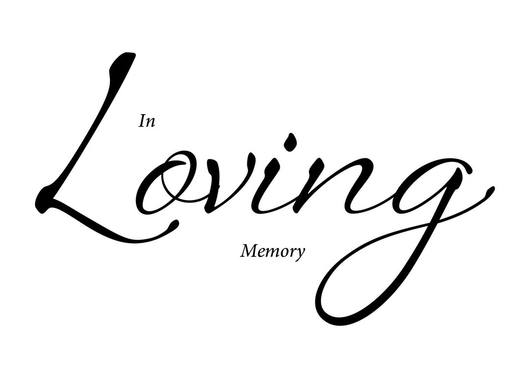 In Loving Memory Signage - Etsy