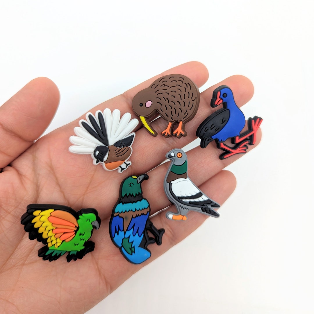 Unique Birds Crocs Shoe Charms | Kiwi Pigeon Crocs Charms | Jibbitz for ...