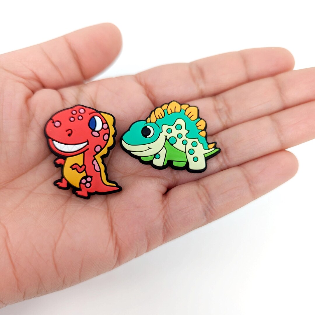 Jurassic Dinosaur Shoe Charms | Bumpy Croc Charms | Jibbitz for Crocs ...