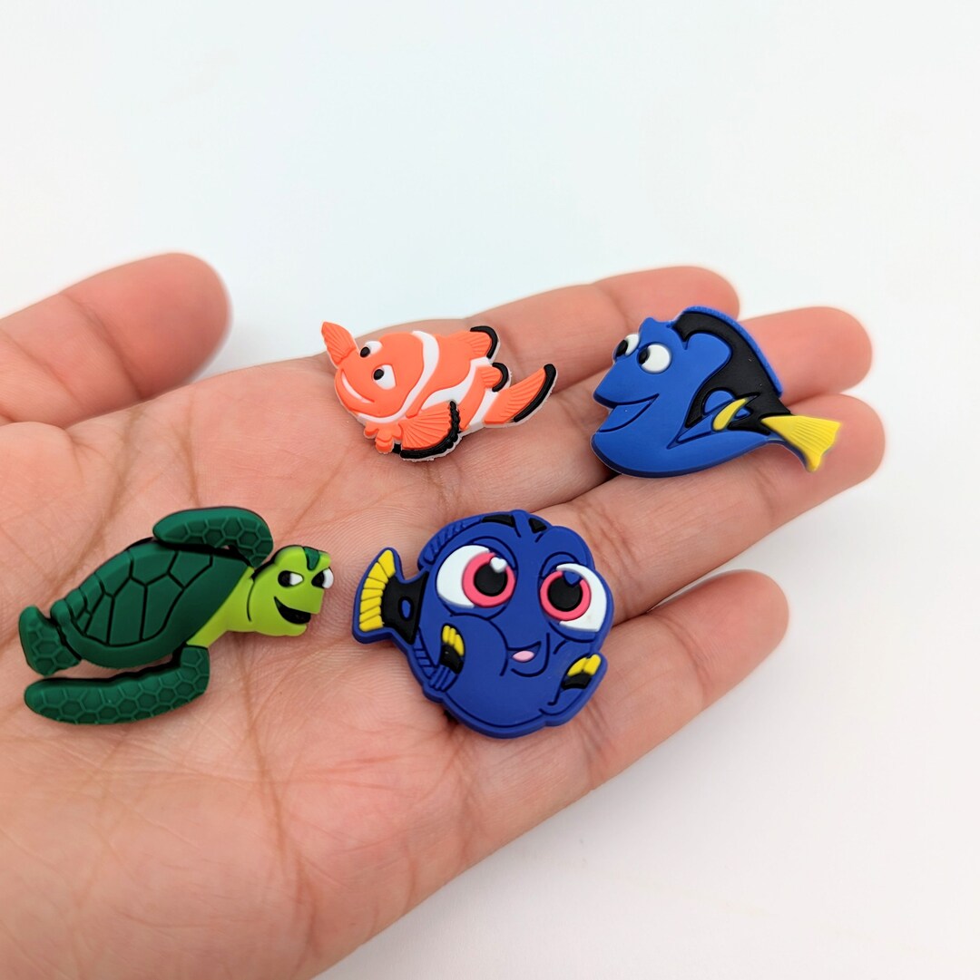 Finding Nemo Dory Inspired Shoe Charms Turtle Fish Crocs Charms Jibbitz ...