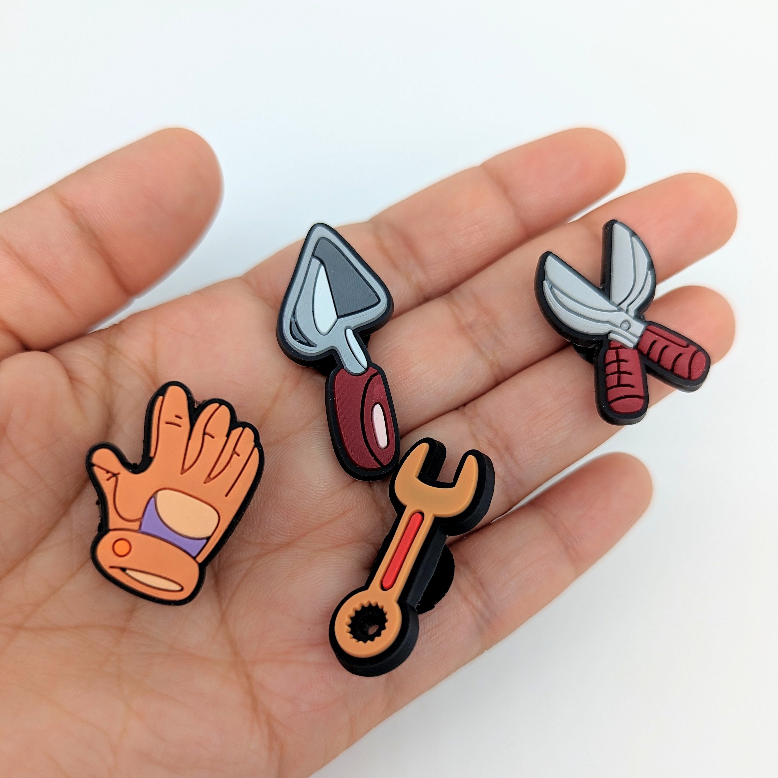 House Tools Shoe Charms Tool Case Drill Saw Hammer Croc Charms Tradie ...