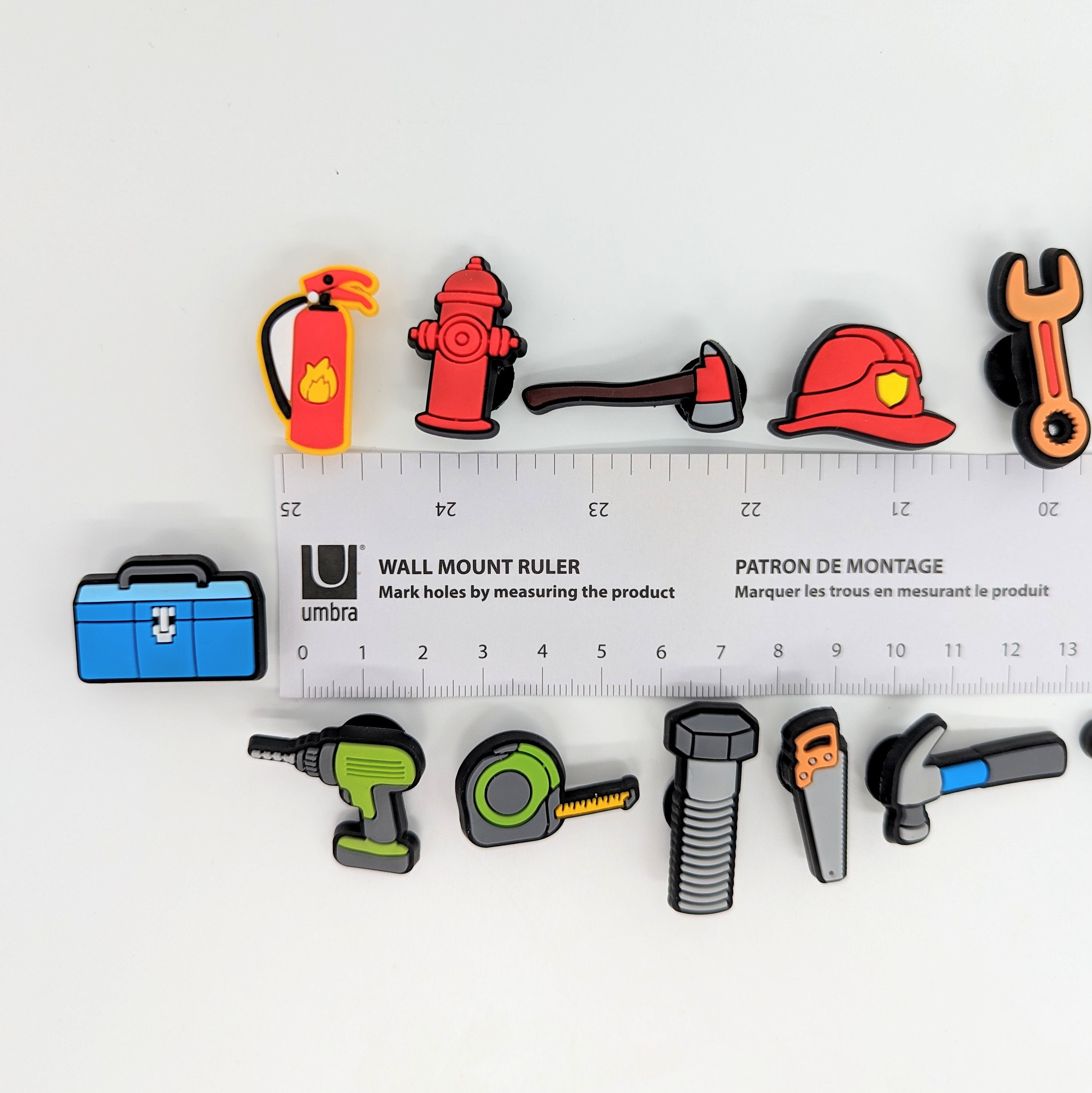 House Tools Shoe Charms Tool Case Drill Saw Hammer Croc Charms Tradie ...