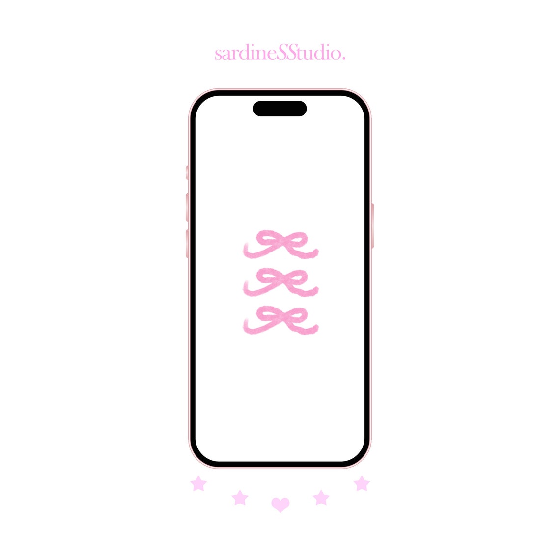 Pink Coquette Cat Bow Wallpaper, Aesthetic, Coquette Wallpapers, Ios 17 ...