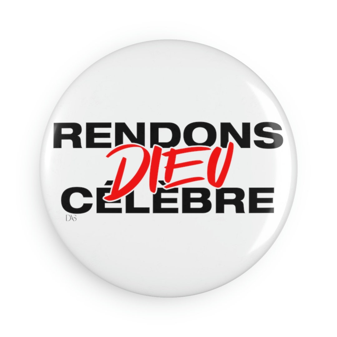 French Button Magnet, Round 1 & 10 Pcs - Etsy