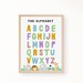 Educational Poster Printable ABC Poster Classroom Decor Alphabet Poster ...