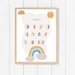 Educational Posters Boho Classroom Decor Rules Poster Homeschool Prints ...