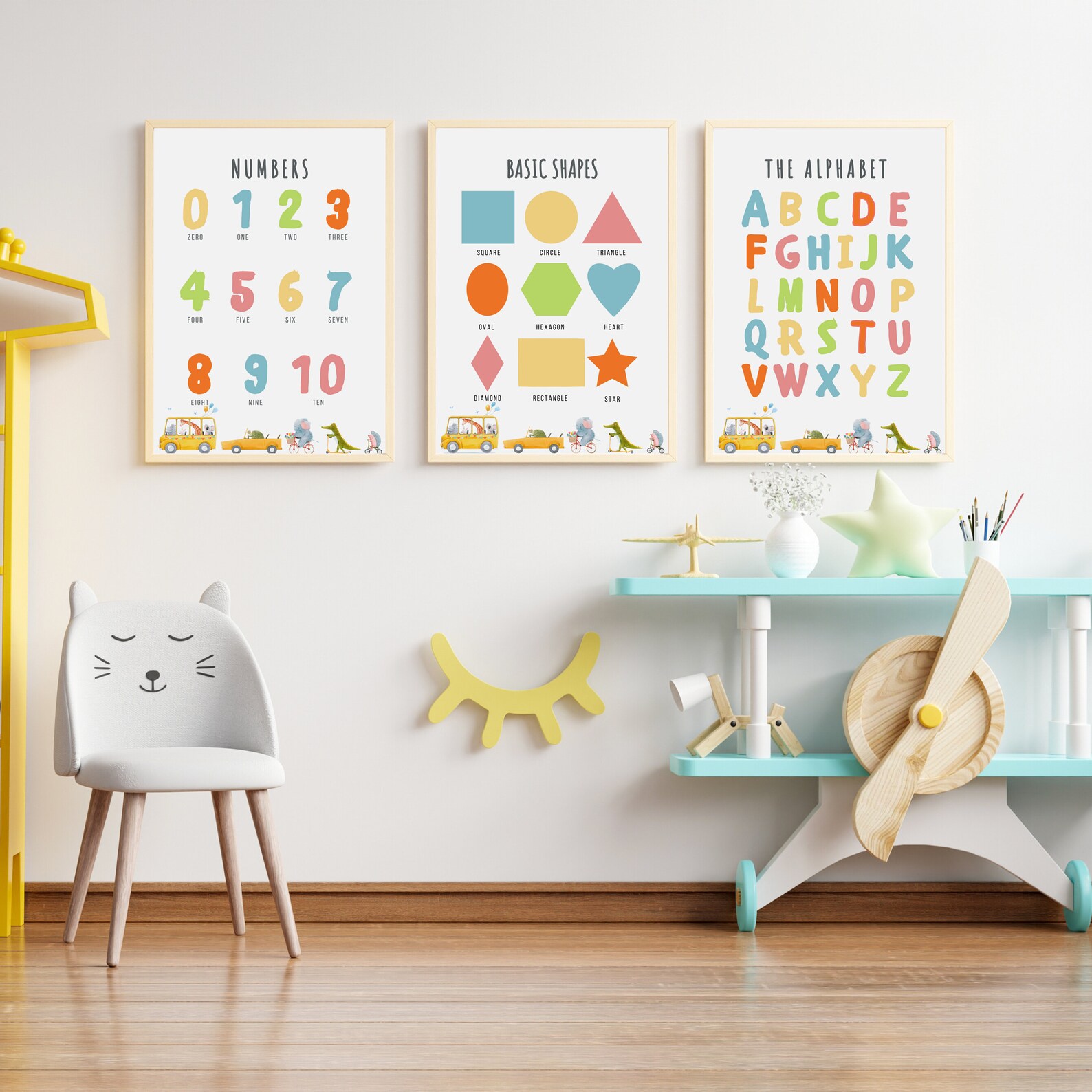 Educational Posters, Alphabet Poster, ABC Poster, Playroom Prints ...