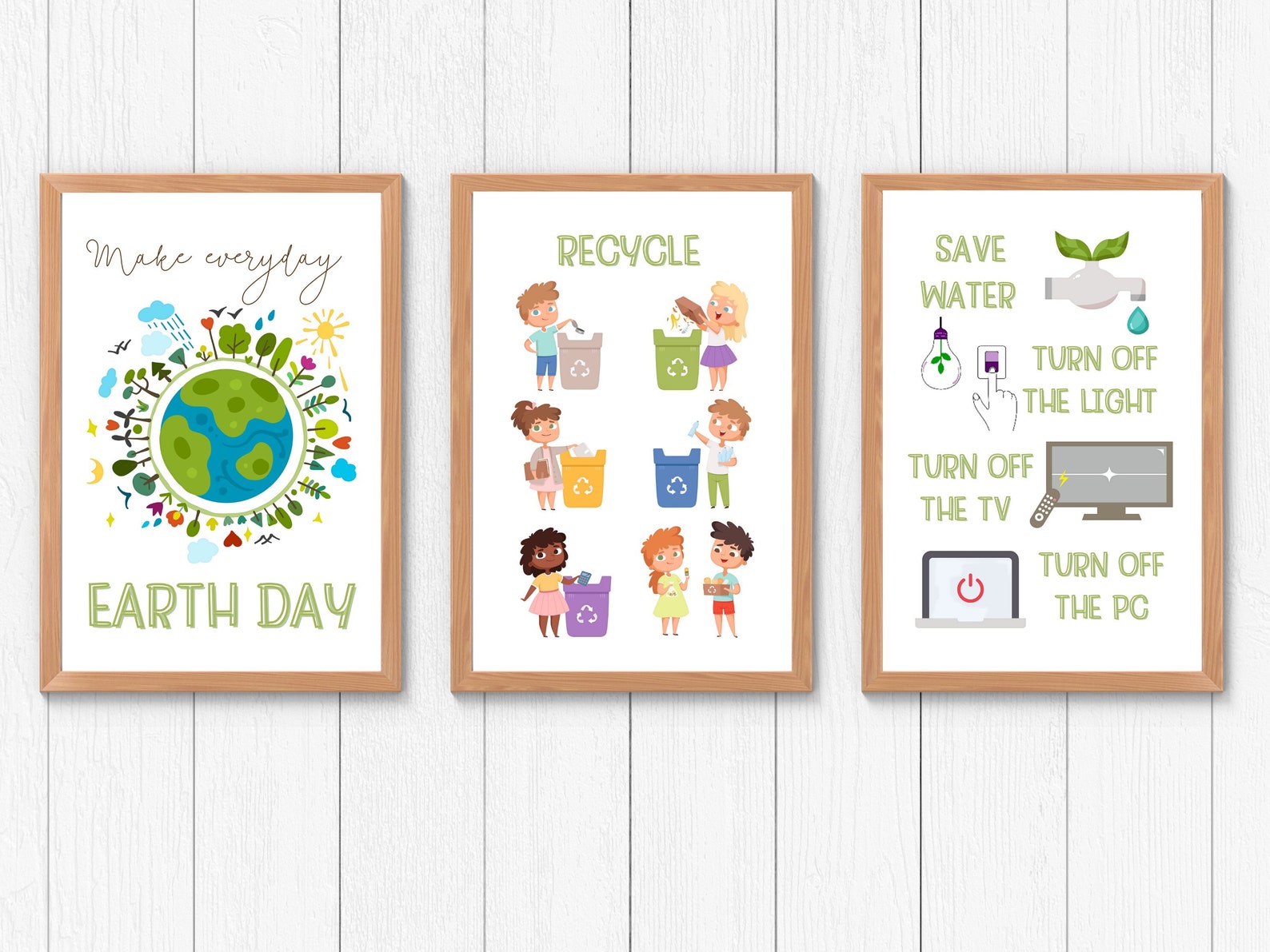 Educational Posters Earth Day Poster Earth Day Decor Printable Eart Day ...