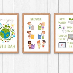 Educational Posters Earth Day Poster Earth Day Decor Printable Eart Day ...