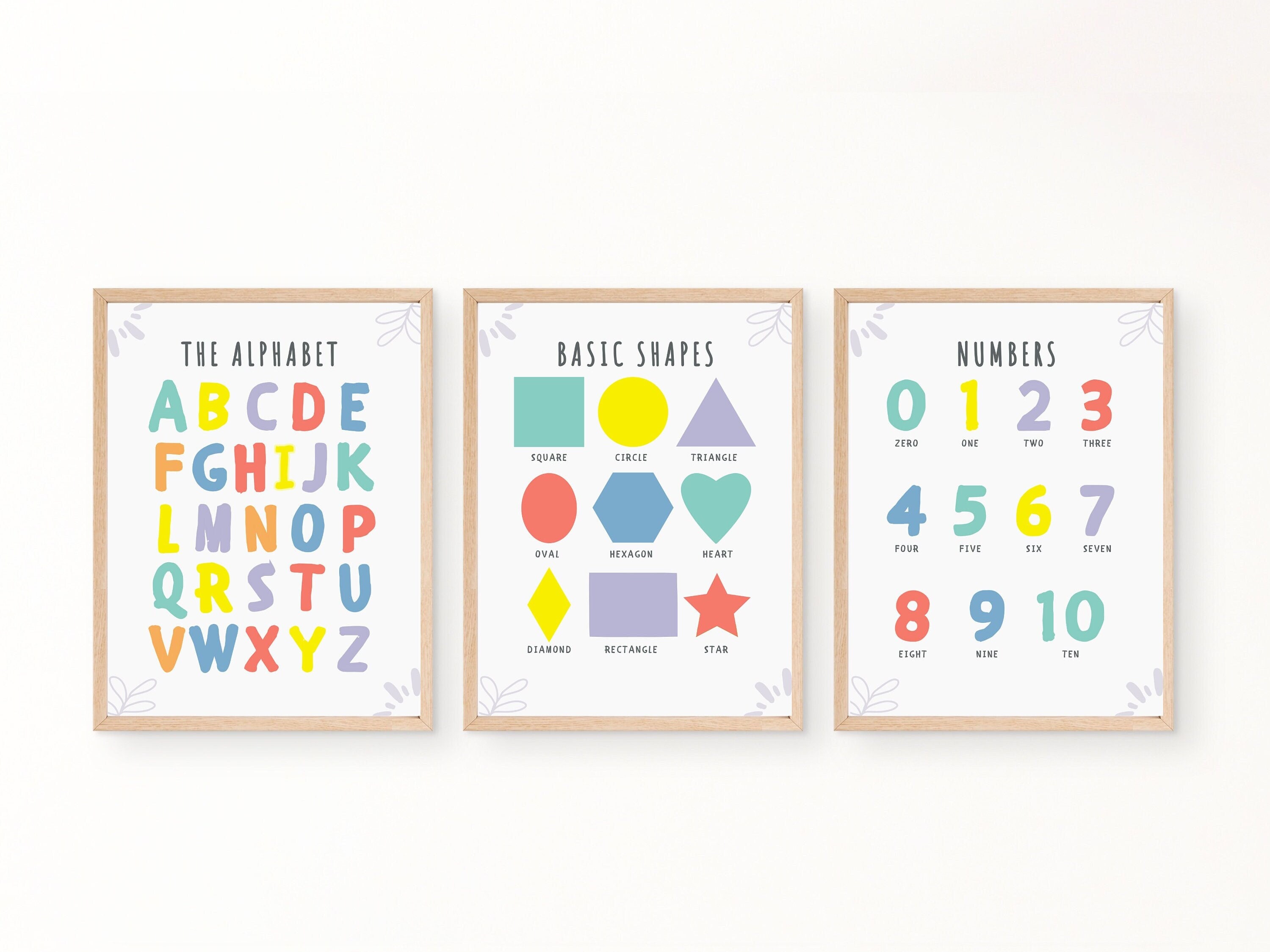 Educational Poster Printable, Boho Classroom Decor, ABC Poster ...