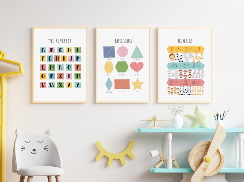 Alphabet Poster: ABC Montessori Classroom Print (digital Download) - Etsy