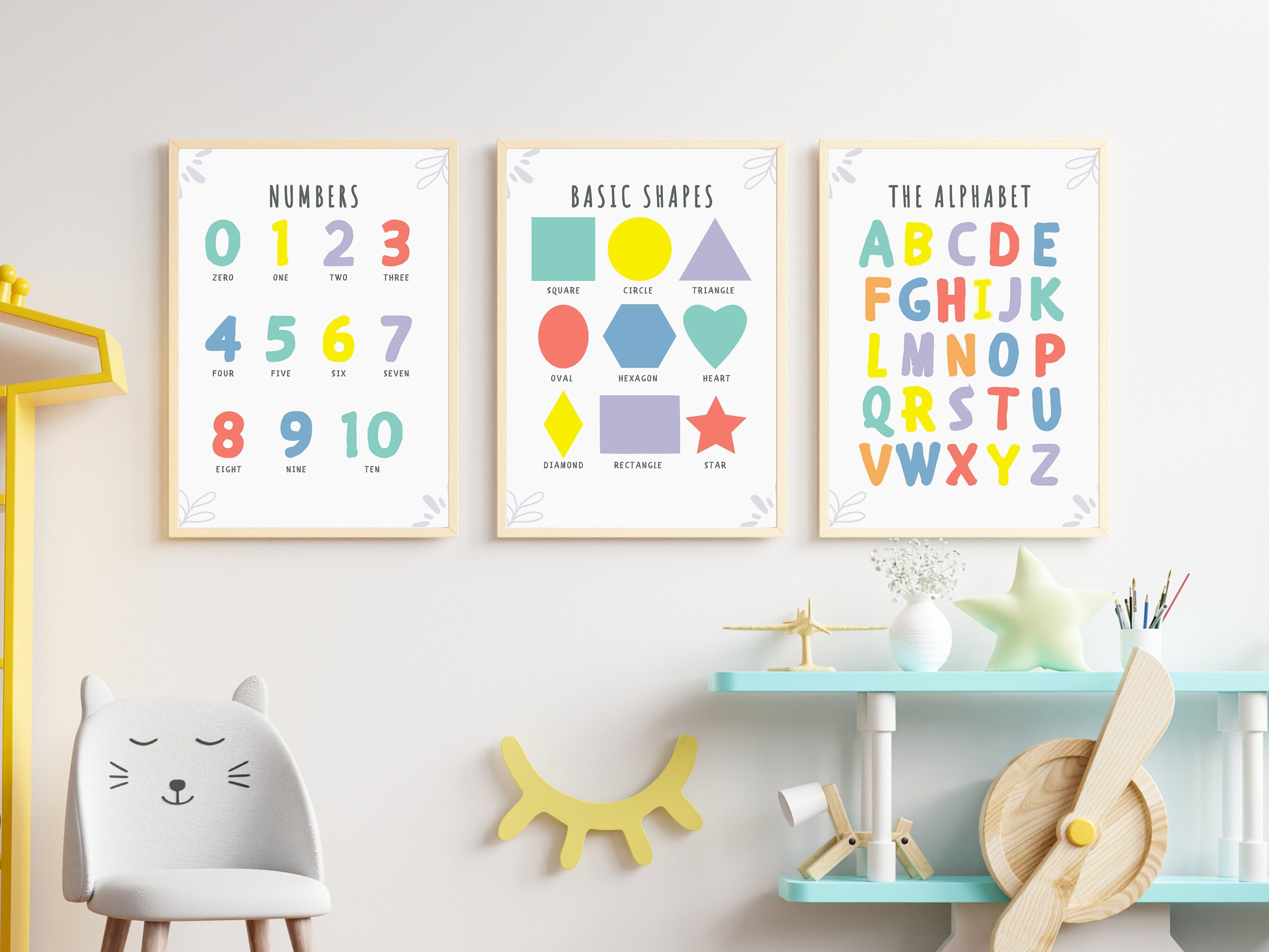 Educational Poster Printable, Boho Classroom Decor, ABC Poster ...